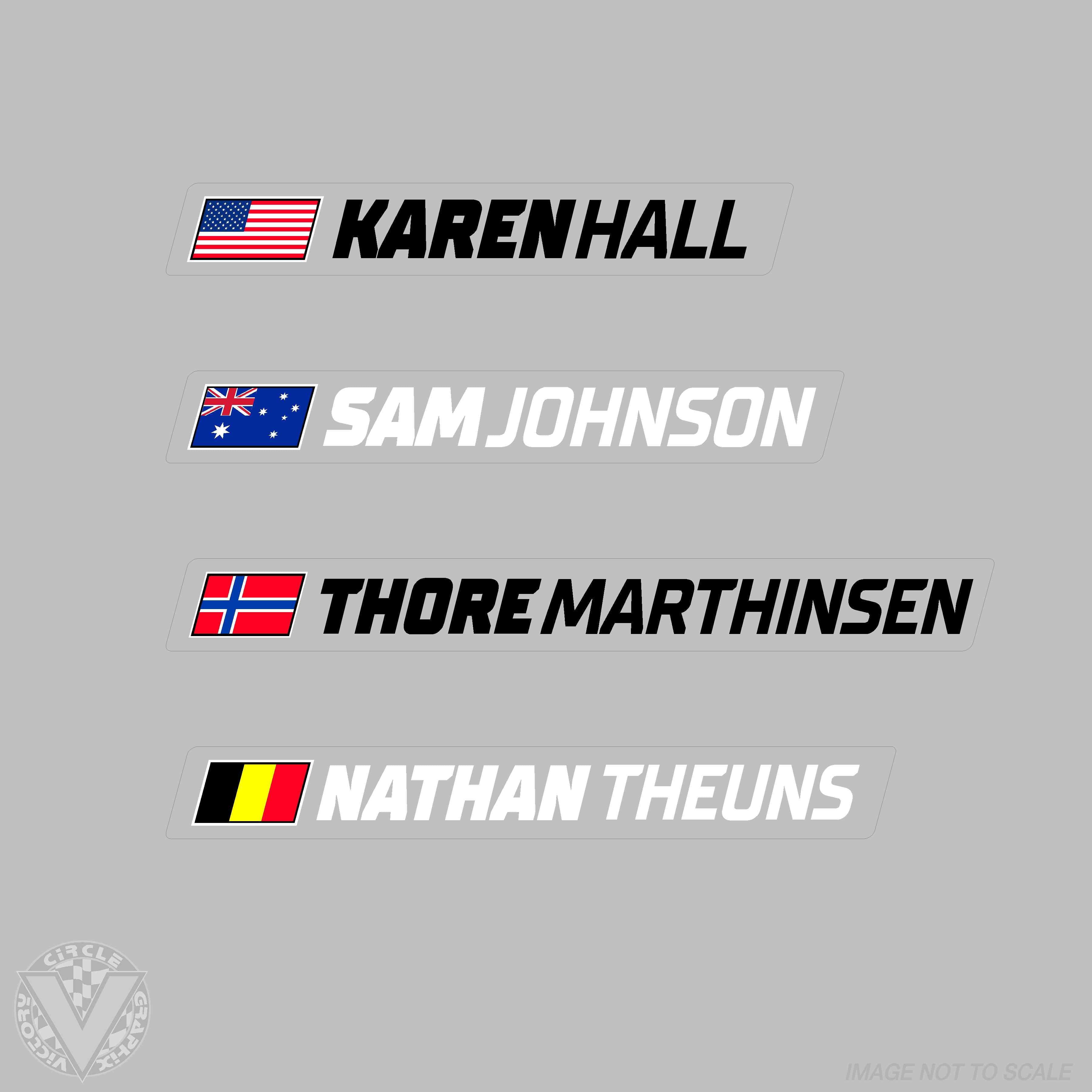 Bold-Non Bold on Clear-6 pack