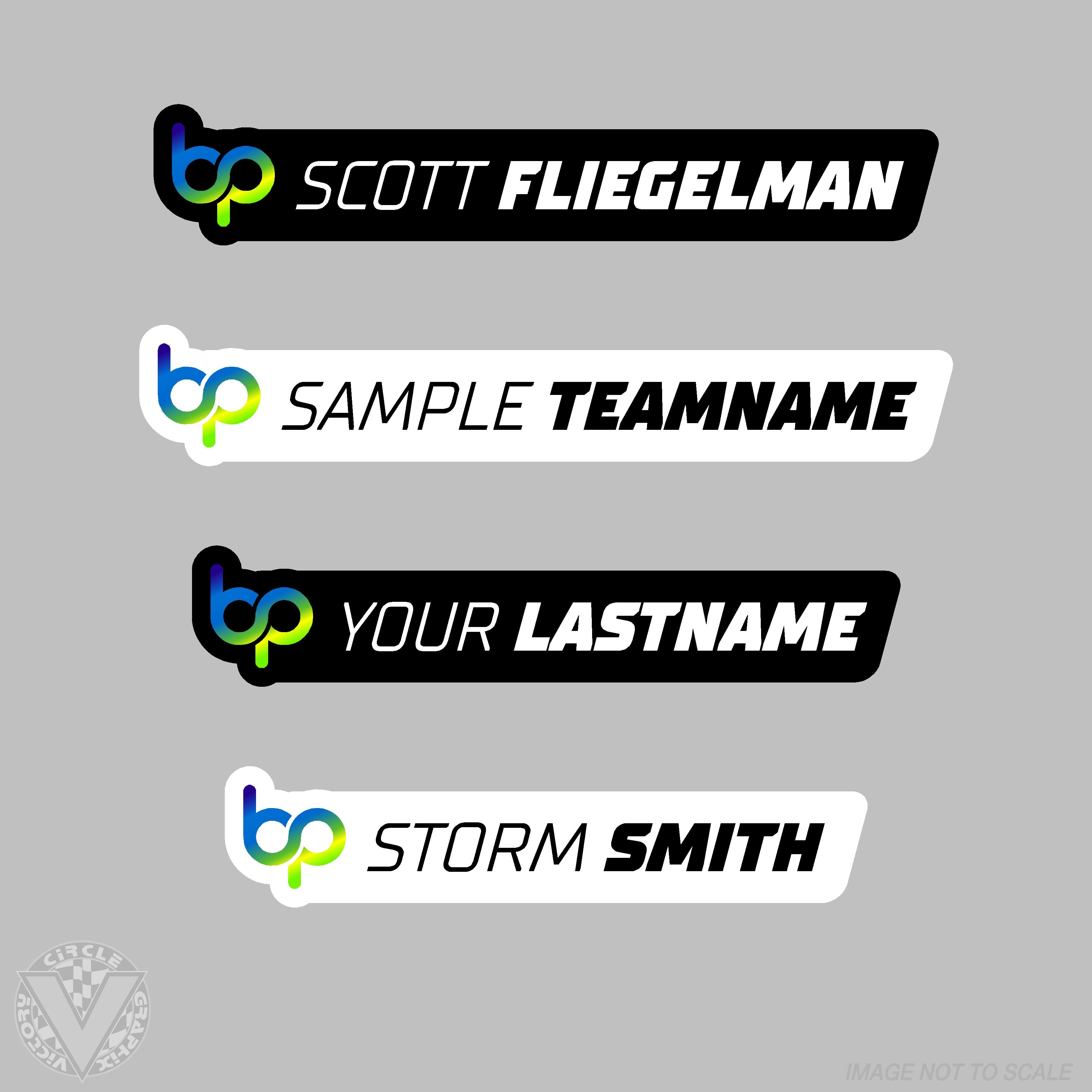 Boulder Pickleball Paddle Stickers -10 pack