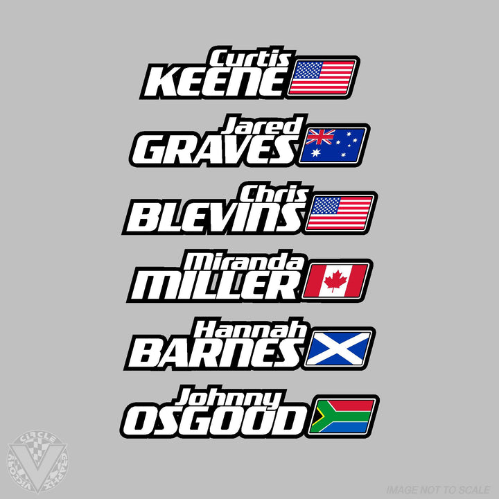 Custom Stickers and Decals at Victory Circle Graphix